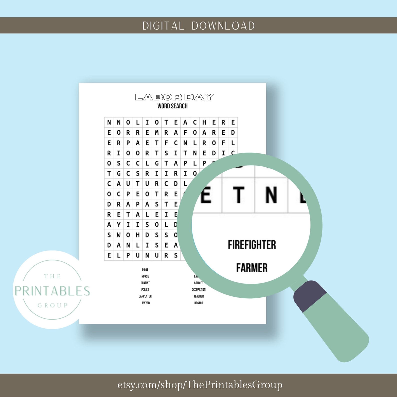 Labor Day Activity Pack Printable, Labor Day Printable Activities ...