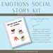 Emotions Social Story Kit Printable Feelings Flashcards - Etsy