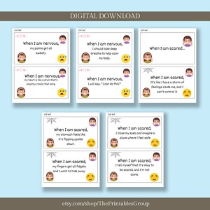 Emotions Social Story Kit Printable | Feelings Flashcards | Emotion ...