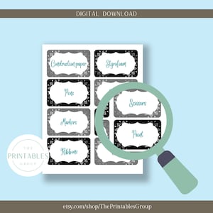 Craft Room Storage Labels Printable, Organization Labels for Craft ...