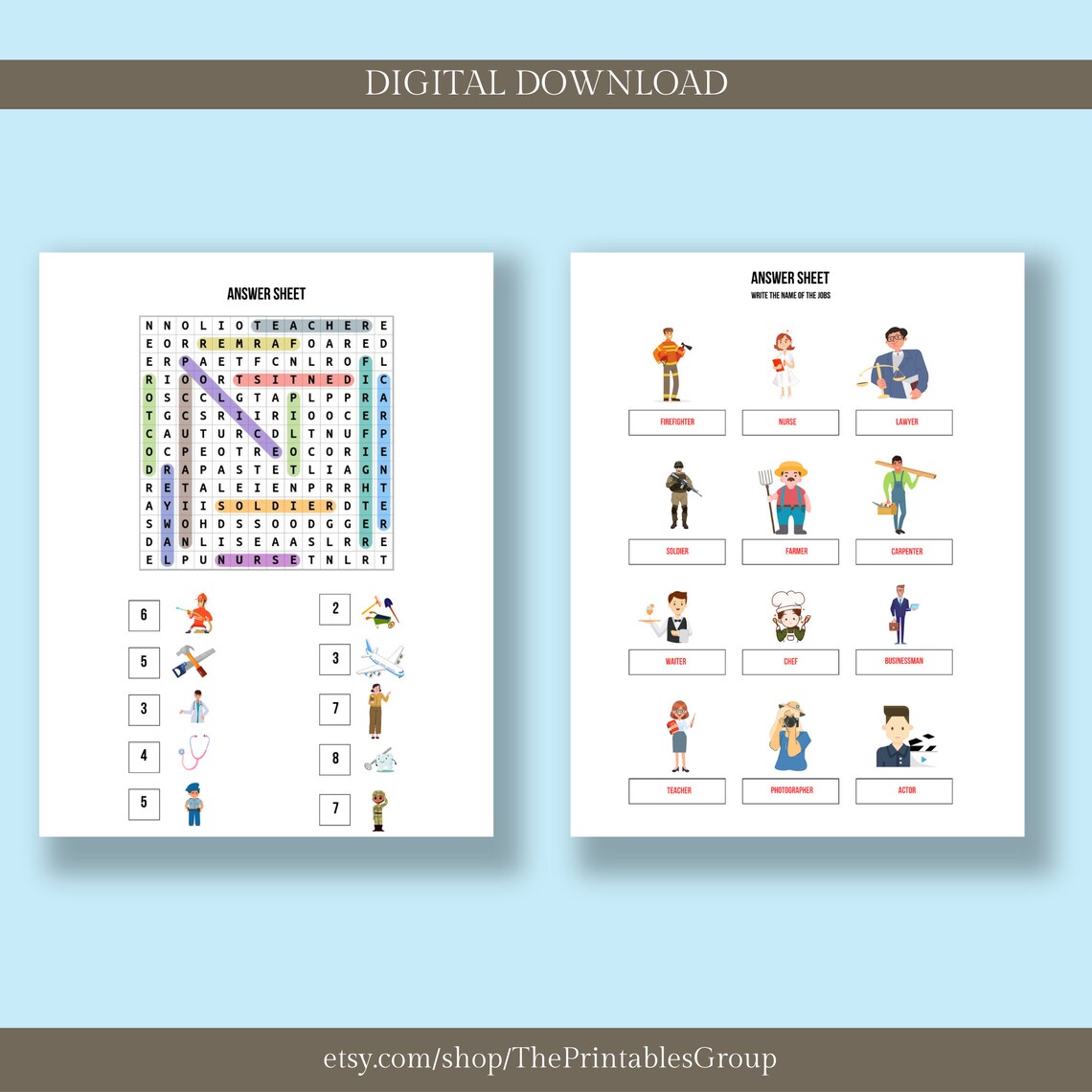 Labor Day Activity Pack Printable, Labor Day Printable Activities ...