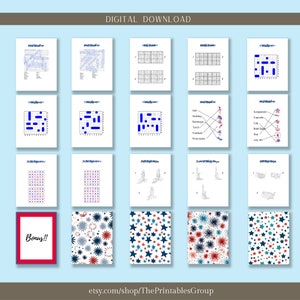 Independence Day Game Bundle Printable 4th of July Games - Etsy
