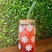 Daisy Glass Can - Etsy