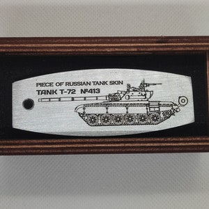 Keychain Made From Piece of Russian Tank, Keychain Handmade in Ukraine ...