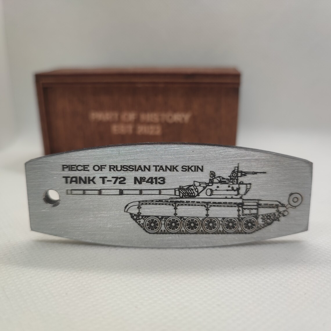 Keychain Made From Piece of Russian Tank Keychain Handmade in - Etsy
