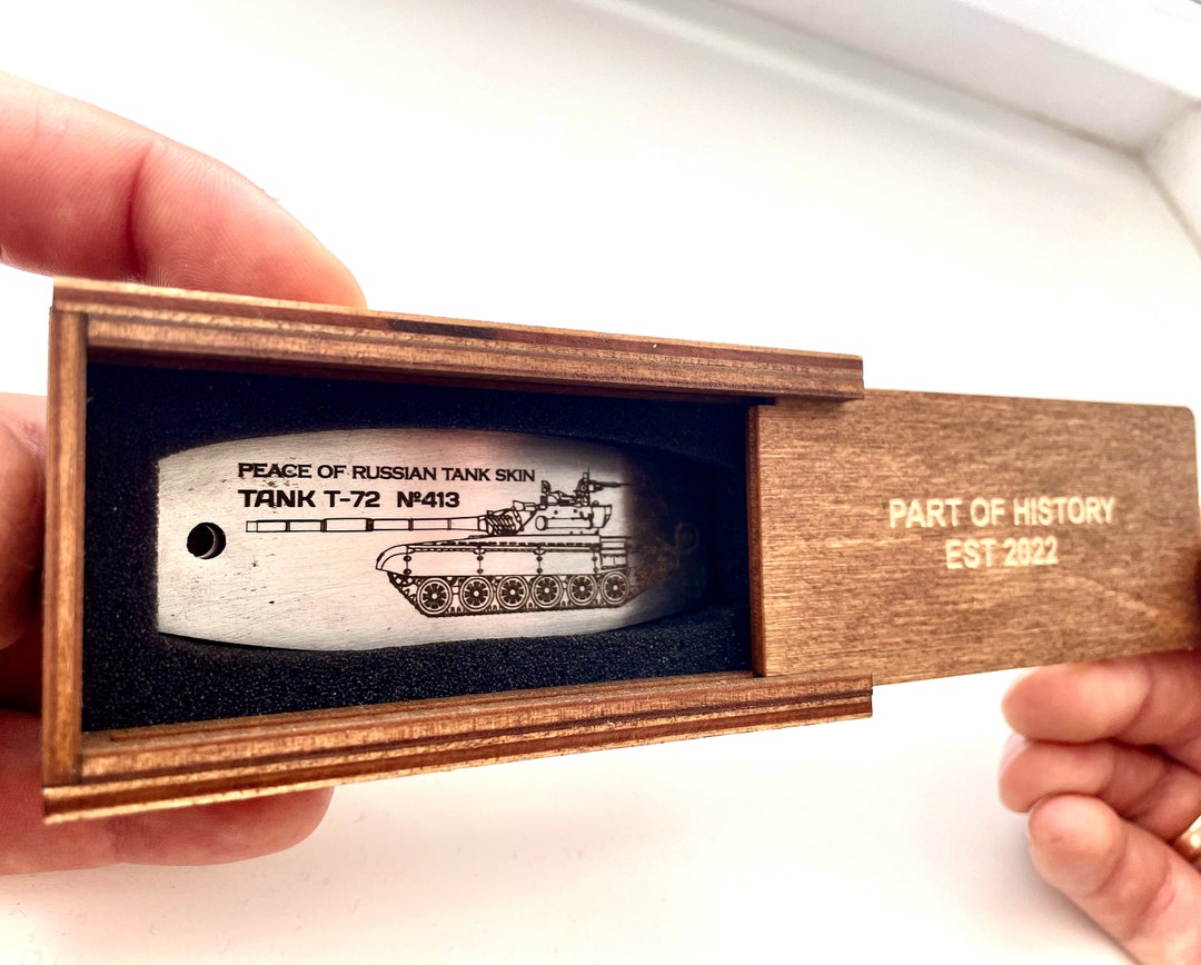 Brutal Metal Keychain Made From Tank Armor, Ukrainian Keychain Made ...