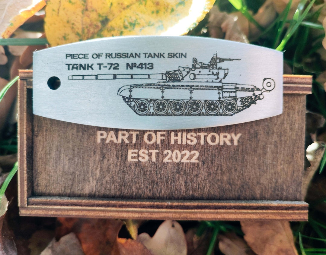 Keychain Made From Piece of Russian Tank, Keychain Handmade in Ukraine ...