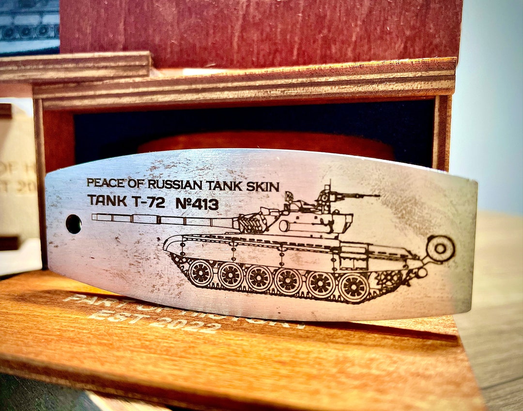 Unique Keychain Made From Piece of Tank, Ukrainian Armor Keychain ...