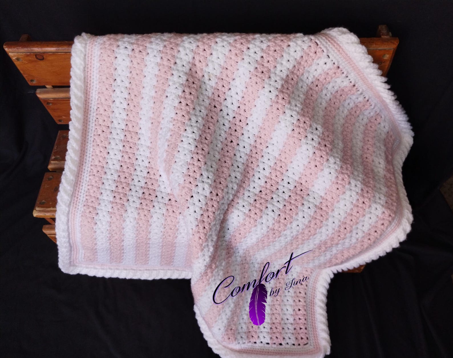Crochet Shell Edge Baby Blanket - Etsy