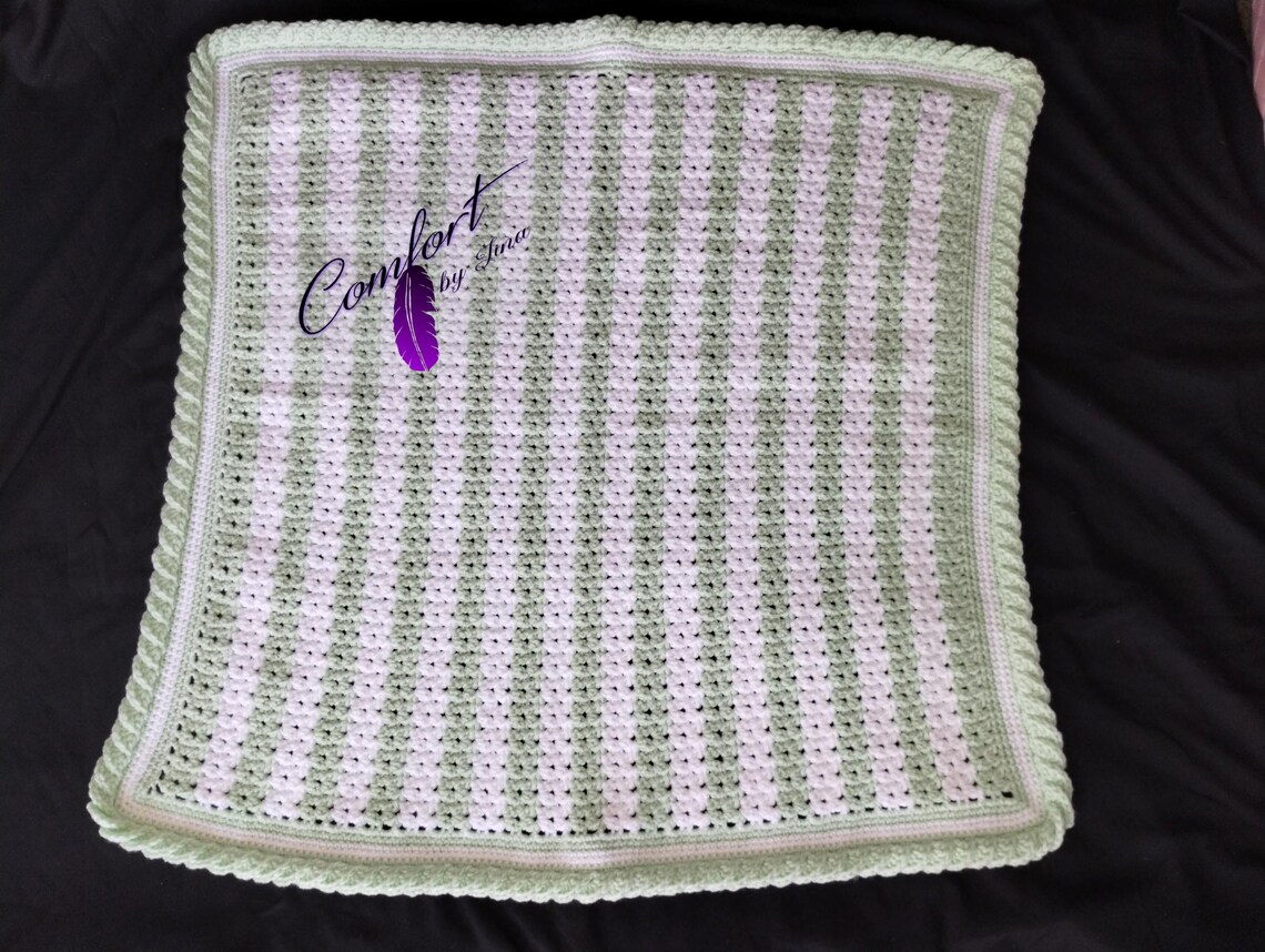 Crochet Shell Edge Baby Blanket - Etsy