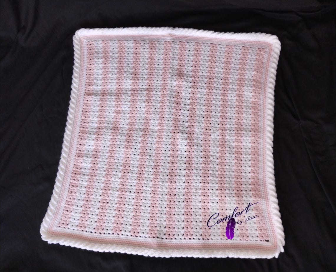 Crochet Shell Edge Baby Blanket - Etsy