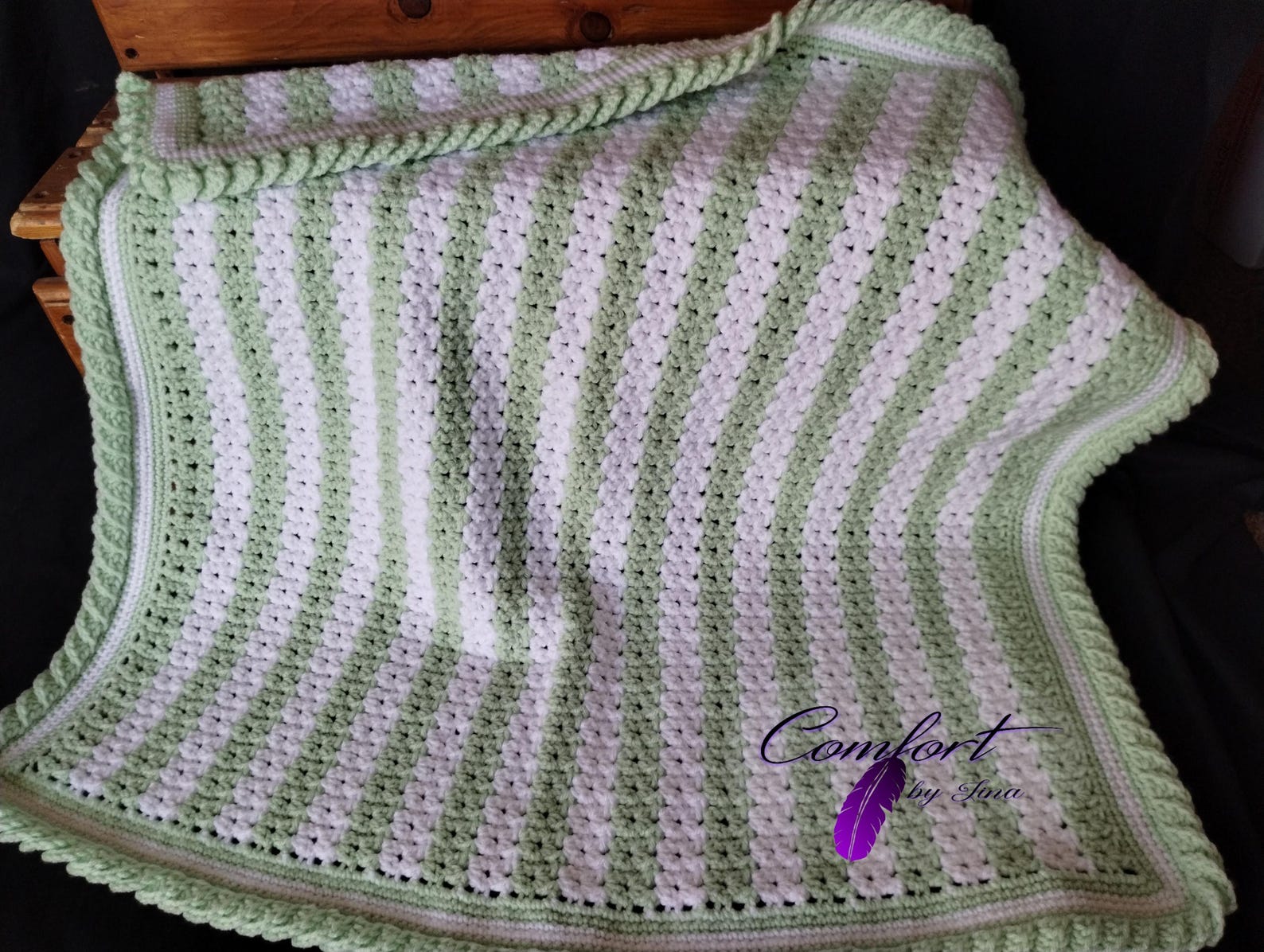 Crochet Shell Edge Baby Blanket - Etsy