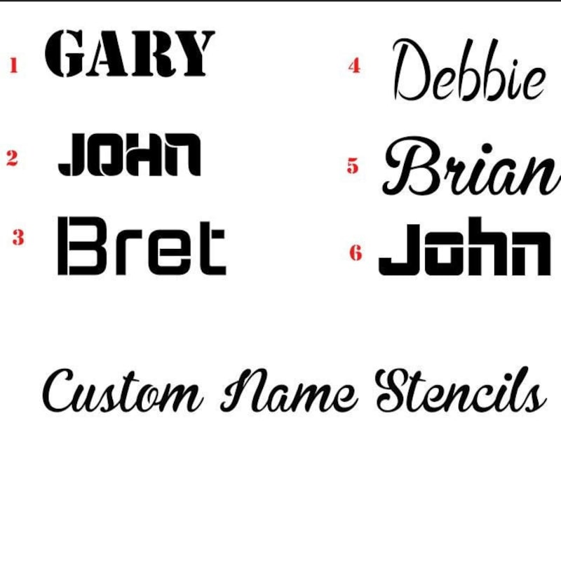 Custom Name Painting - Etsy