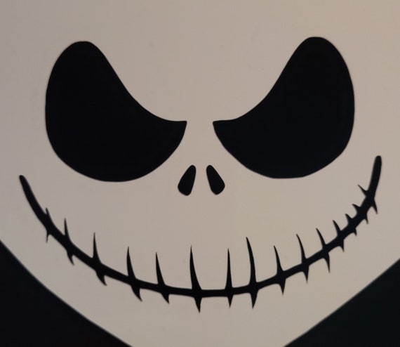 Nightmare Ghoul Smile Vinyl Decal | Etsy
