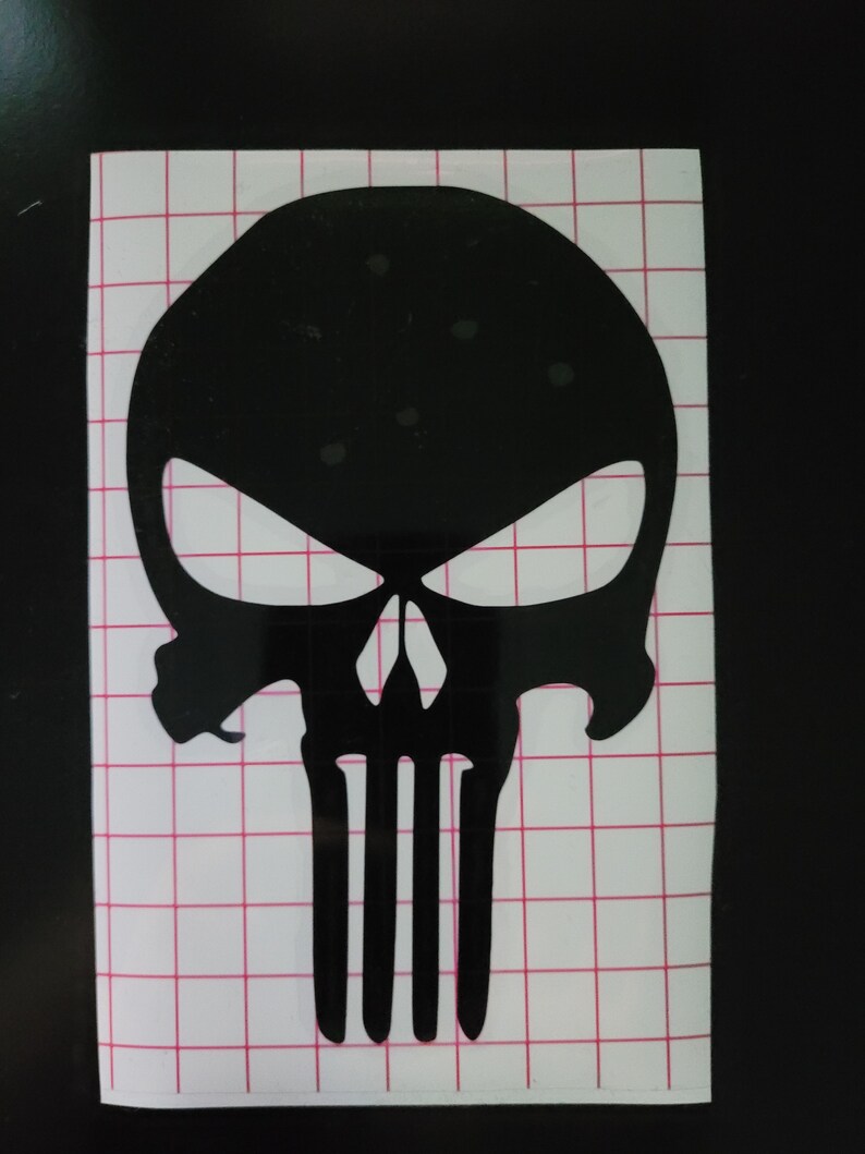 The Punisher Vinyl Decal - Etsy