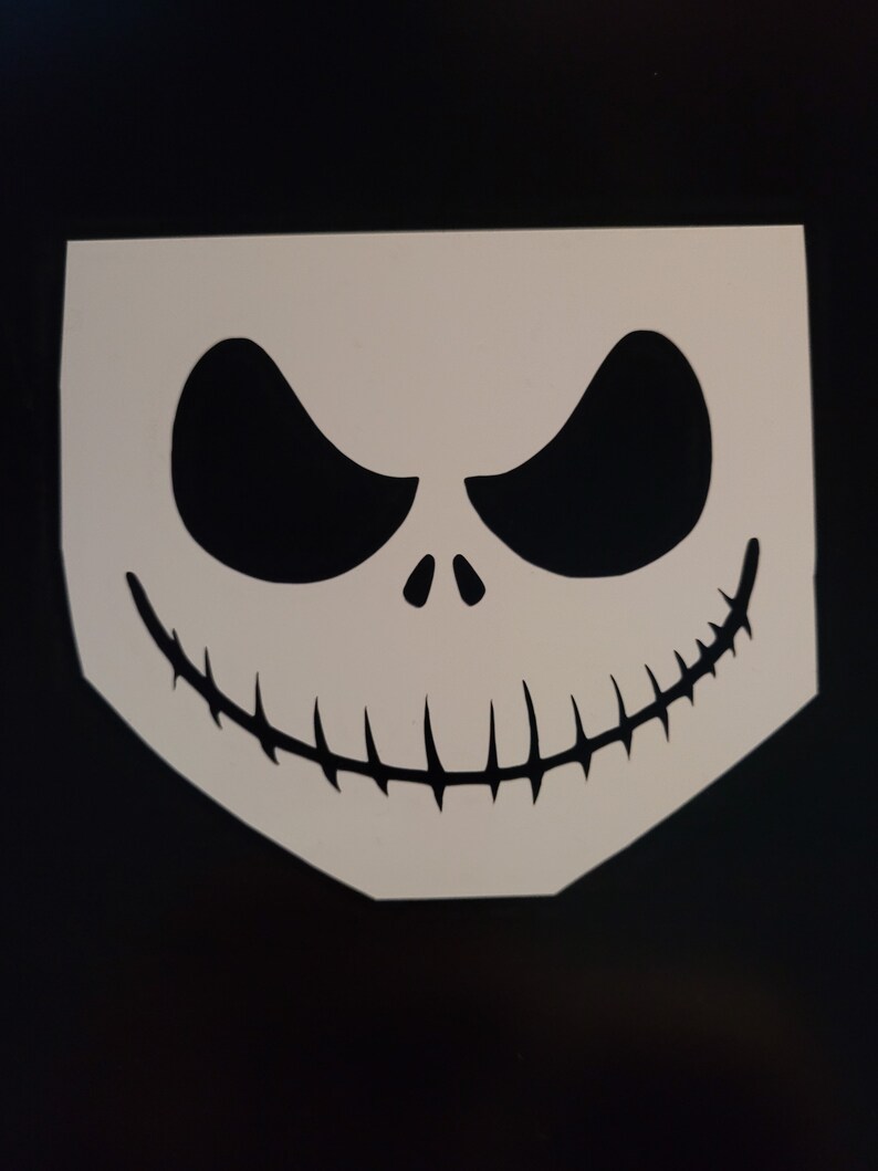 Nightmare Ghoul Smile Vinyl Decal - Etsy