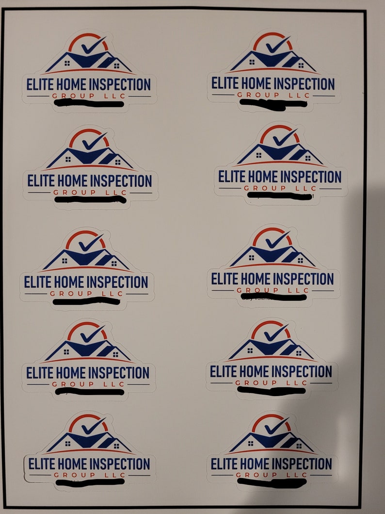 Logo Sticker Sheets Matte Vinyl - Etsy