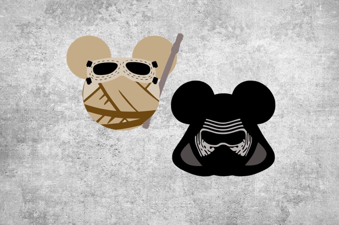 Rey Svg, Rey Png, Kylo Ren Svg, Kylo Ren Png, Star Wars Svg, Star Wars ...