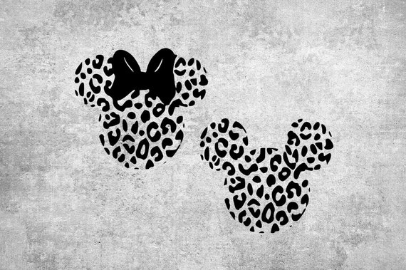 Leopard Svg Animal Print Svg Mouse Leopard Svg Mouse Head | Etsy