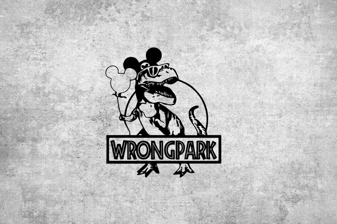Wrong Park Svg Wrong Park Png Etsy