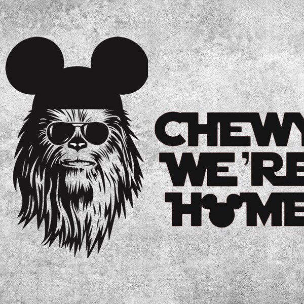 Chewy Were Home Svg - Etsy