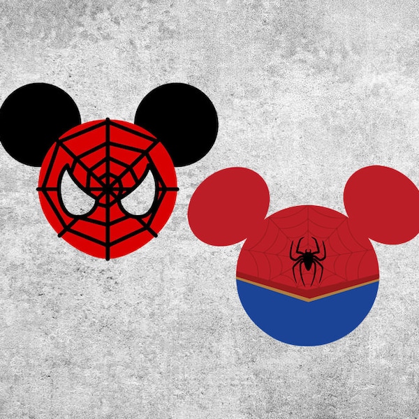 Spiderman Mouse Svg - Etsy