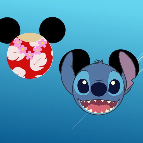 Stitch Head Svg - Etsy