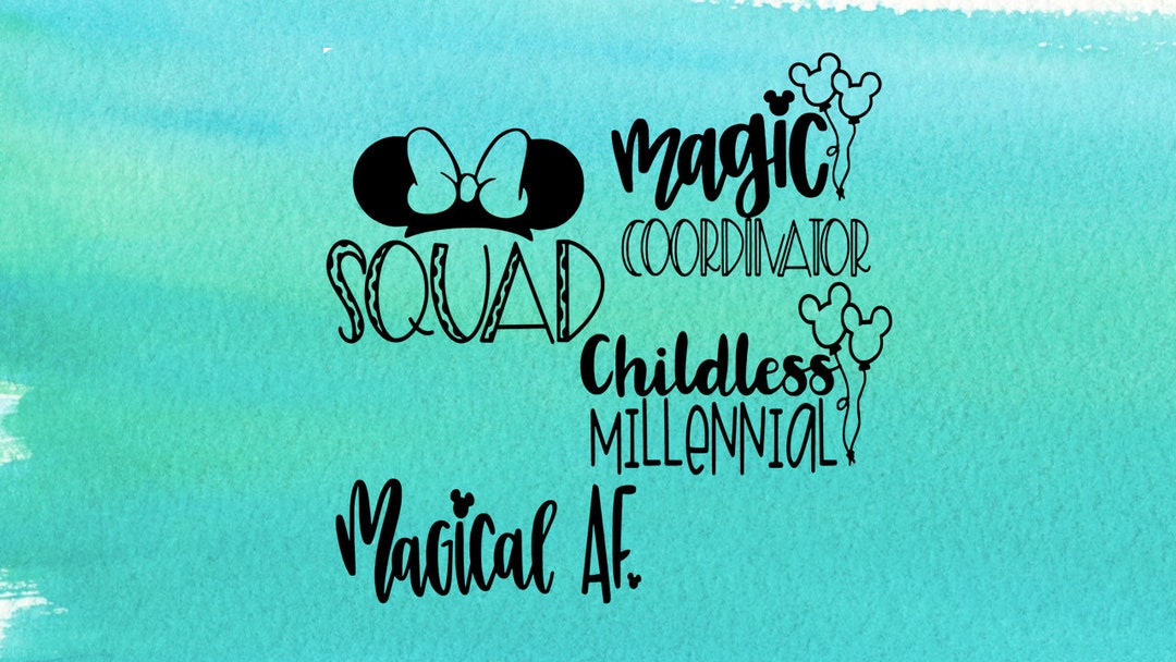 Magic Coordinator Svg, Magical AF Svg, Childless Millennial Svg, Magic ...
