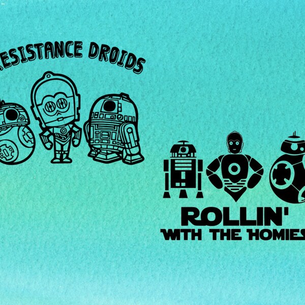 Starwars Droids Svg - Etsy