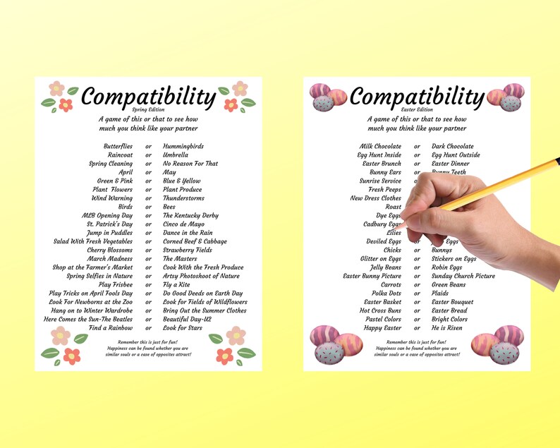 Are You a Perfect Match | Couples Game | Spring Compatibility | Summer ...