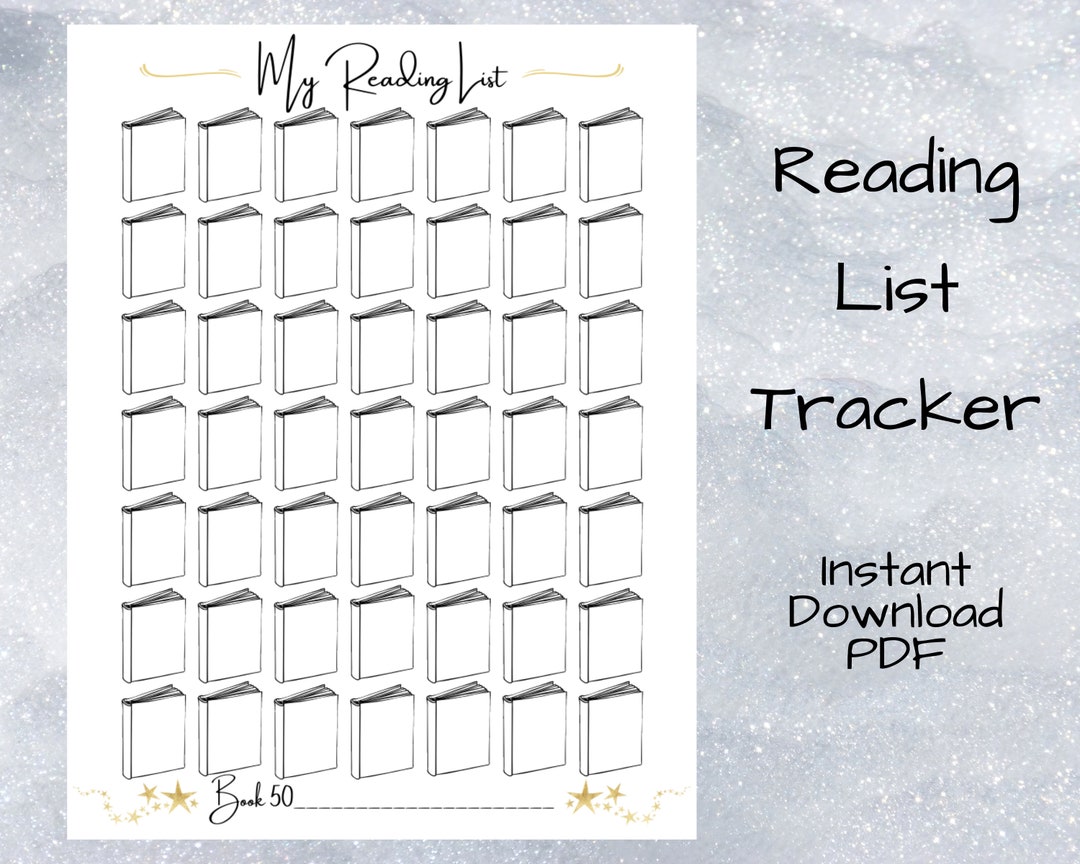 Reading List | Reading List Tracker | Book Tracker | Book Club Tracker ...