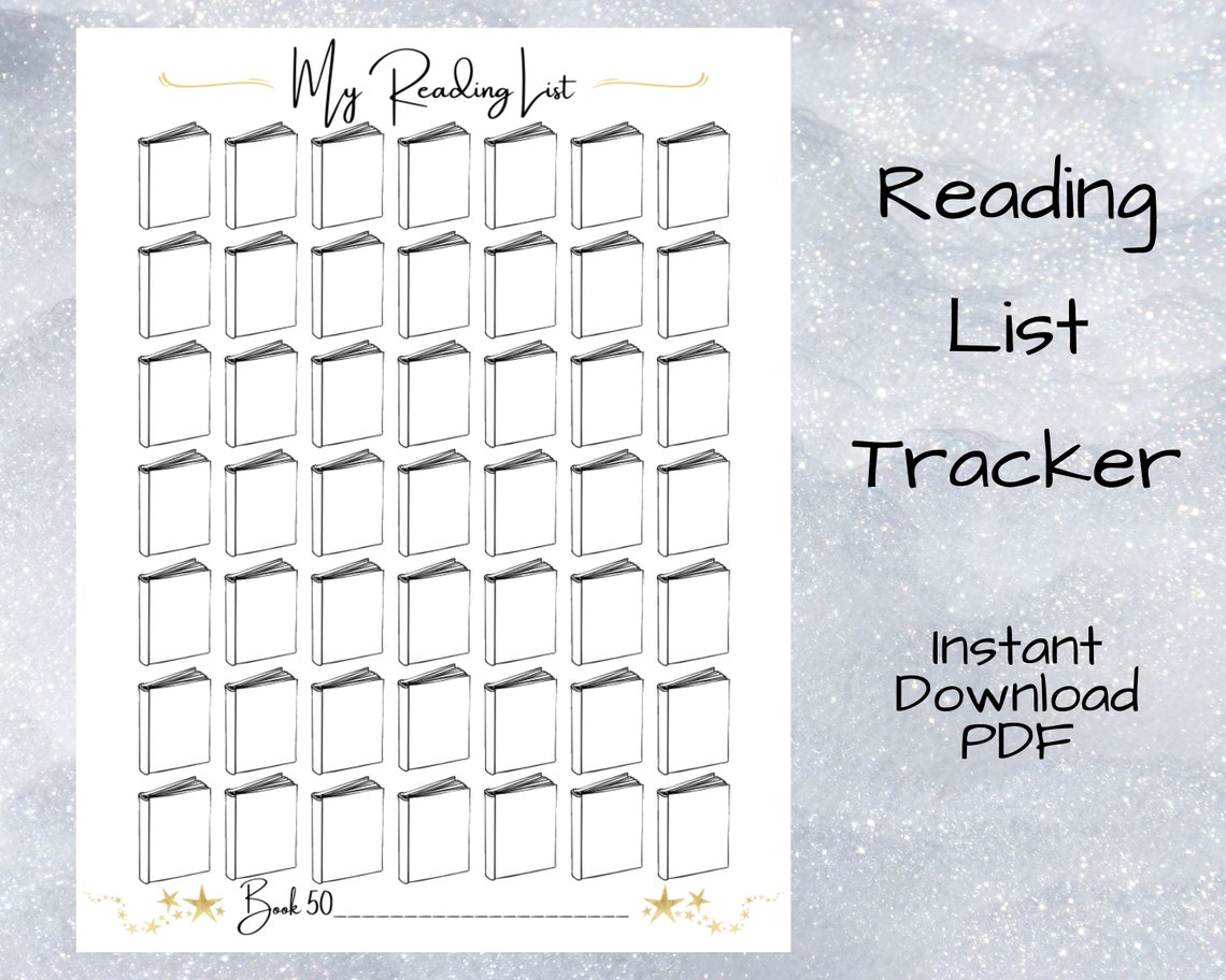 Reading List | Reading List Tracker | Book Tracker | Book Club Tracker ...