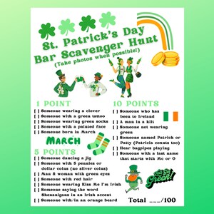 St. Patrick's Day Adult Party Games | Bar Games for St. Patty's Day ...