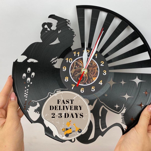 Vinyl Clock - Etsy