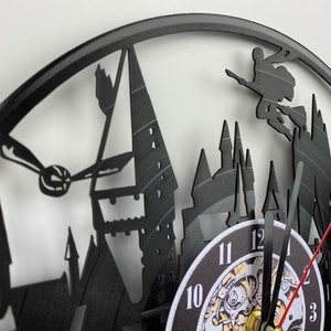 Laser Wizard, Vinyl Record Wall Clock, Wizard Escape Room, Wall Mount ...