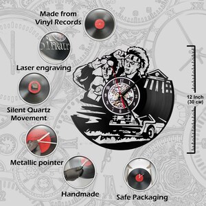 Laser Wizard, Vinyl Record Wall Clock, Wizard Escape Room, Wall Mount ...