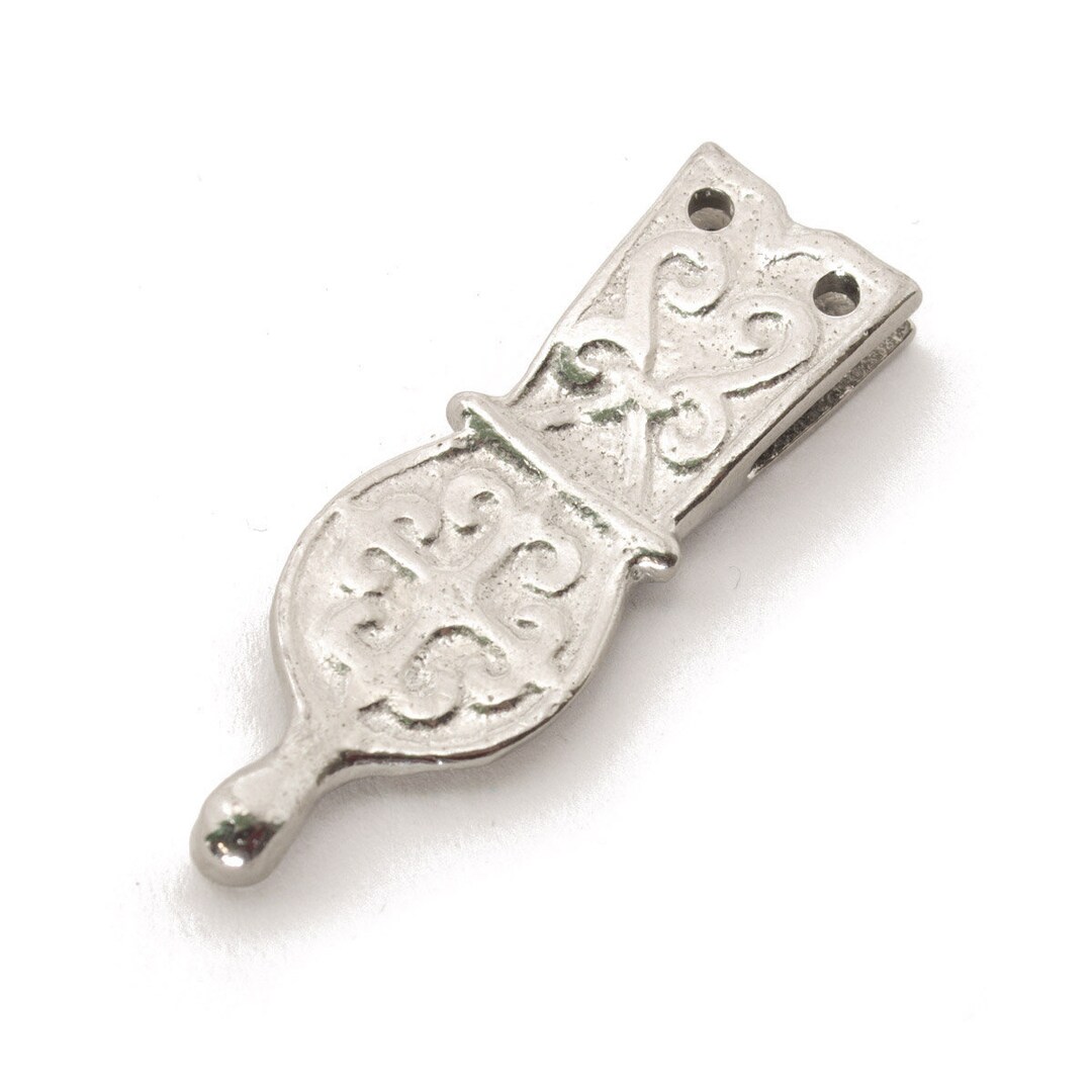 Medieval Belt End Fitting Strap End Strap Tongue 1300-1500 Silver ...