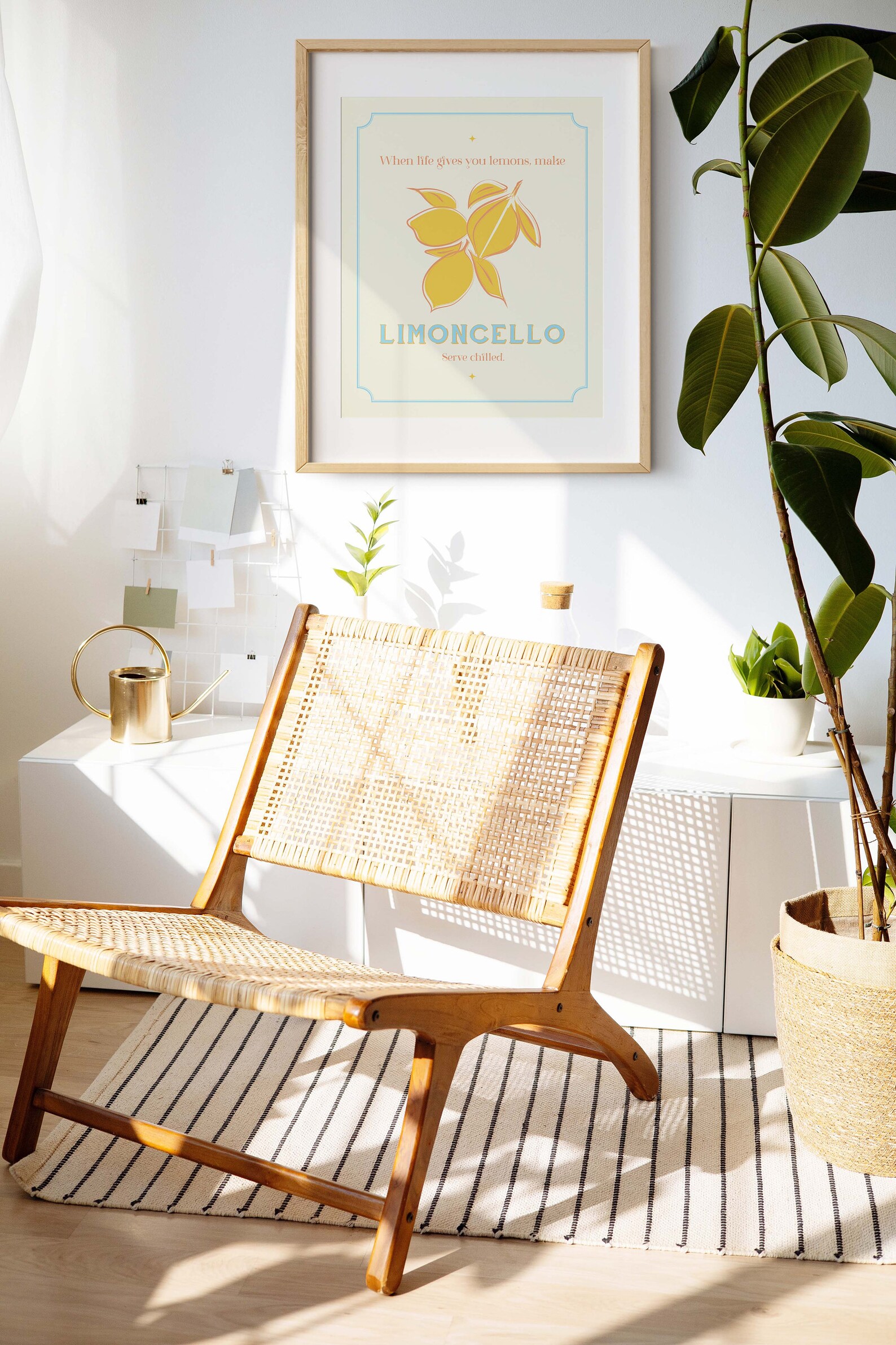 Limoncello Wall Art Instant Download | When Life Gives You Lemons Make ...