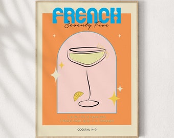 French 75 Poster - Etsy