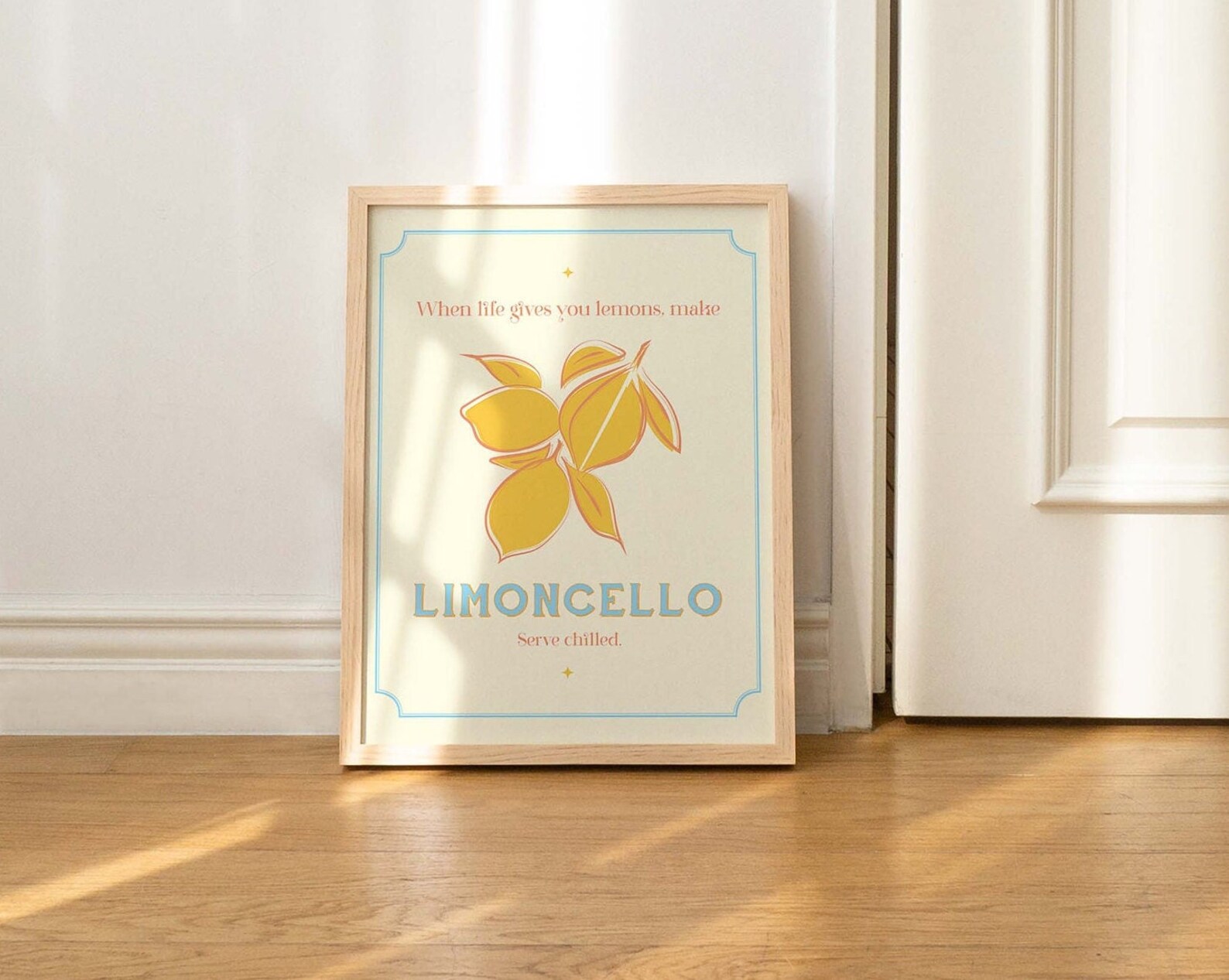 Limoncello Wall Art Instant Download | When Life Gives You Lemons Make ...