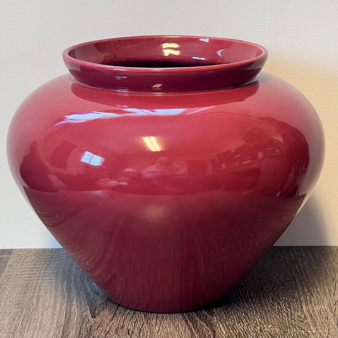 Large 1990 Vintage Royal Haeger Pottery Gloss Mauve Vase Style #4328 - Etsy