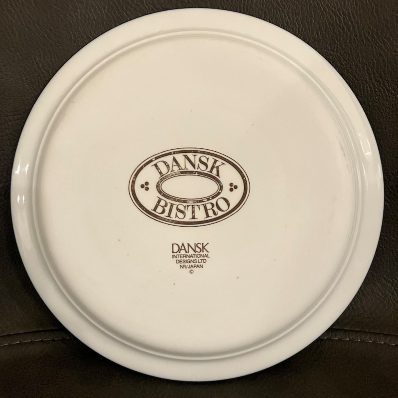 Vintage Dansk Bistro Christianshavn JAPAN Blue Flat Cup Saucer Blue ...