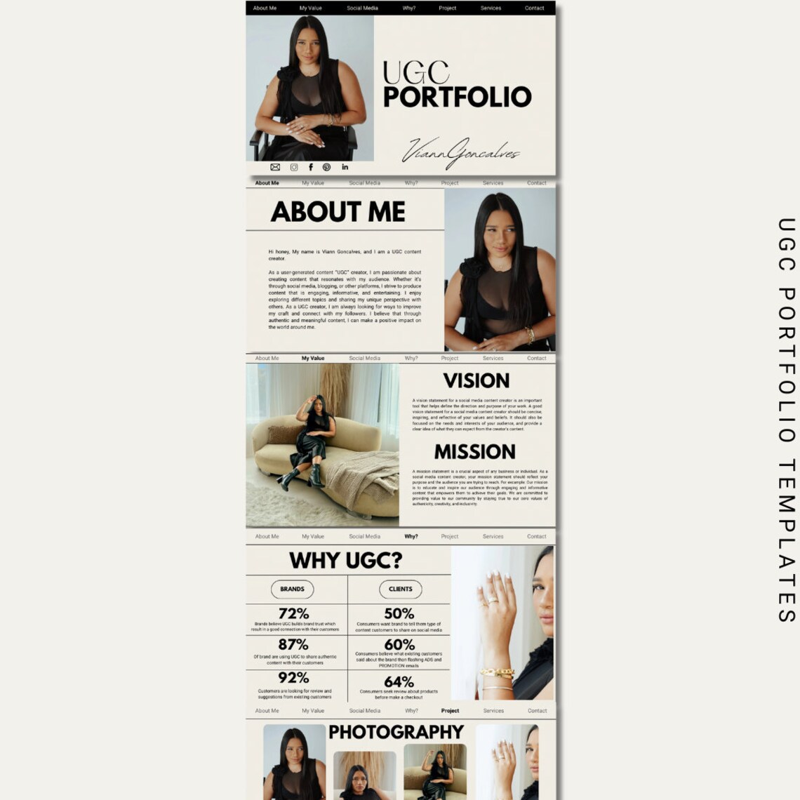 UGC TEMPLATES PORTFOLIO - Etsy