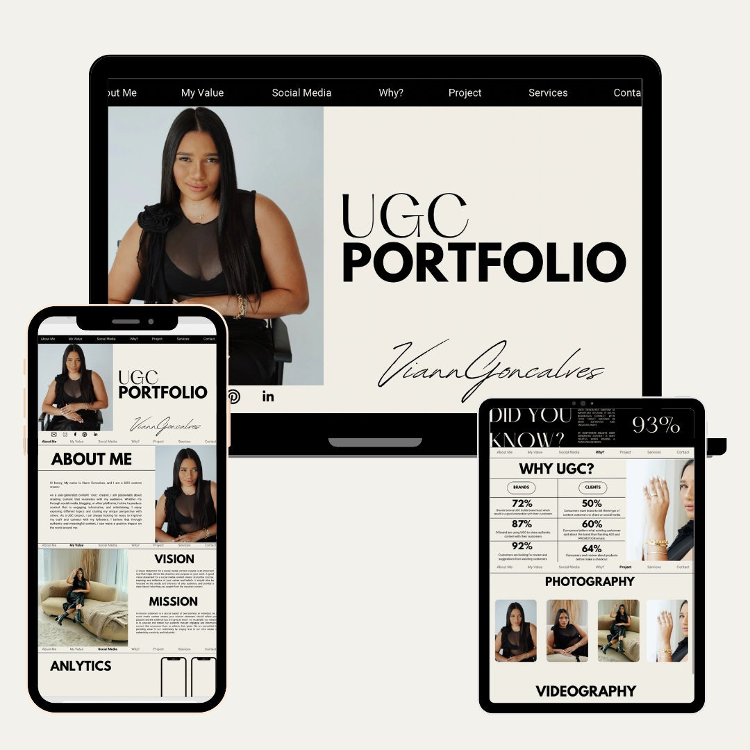 UGC TEMPLATES PORTFOLIO - Etsy