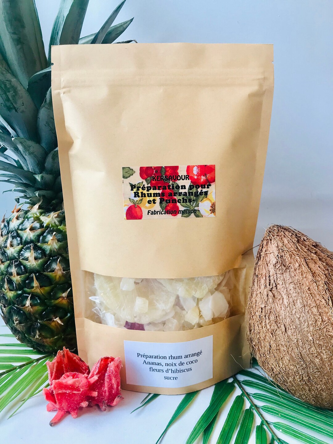 Sachet of Rum Preparation: Pineapple, Coconut, Hibiscus - Etsy
