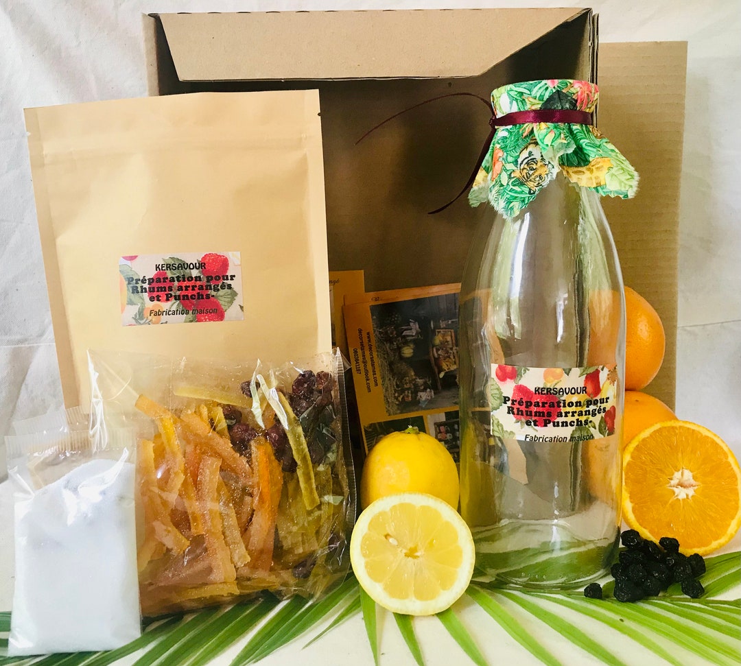 Arranged Rum Preparation Box: Lemon Orange Cranberry - Etsy