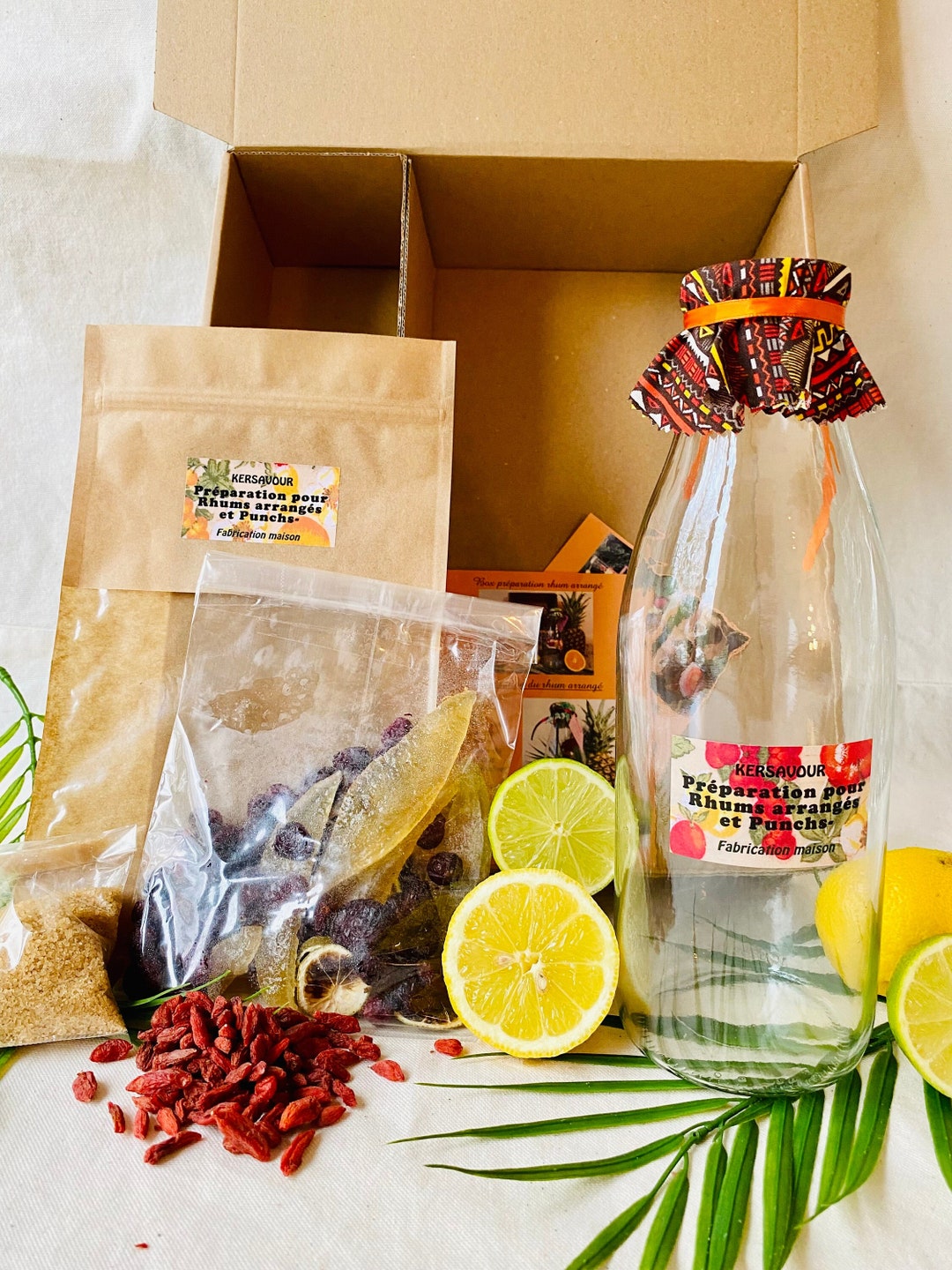 Arranged Rum Box: Goji Berry Cranberry Lemon - Etsy