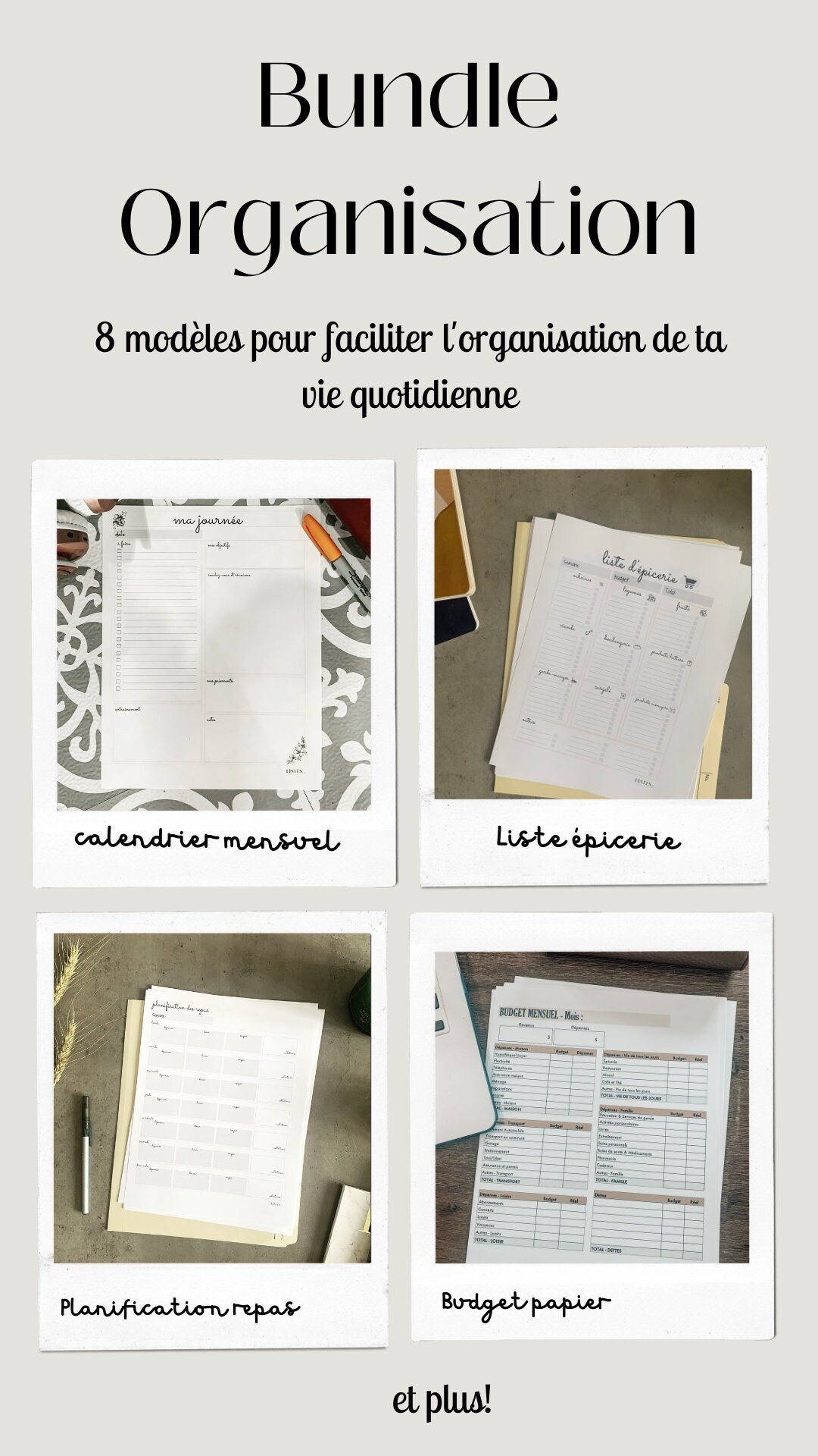 Planning Package - Etsy