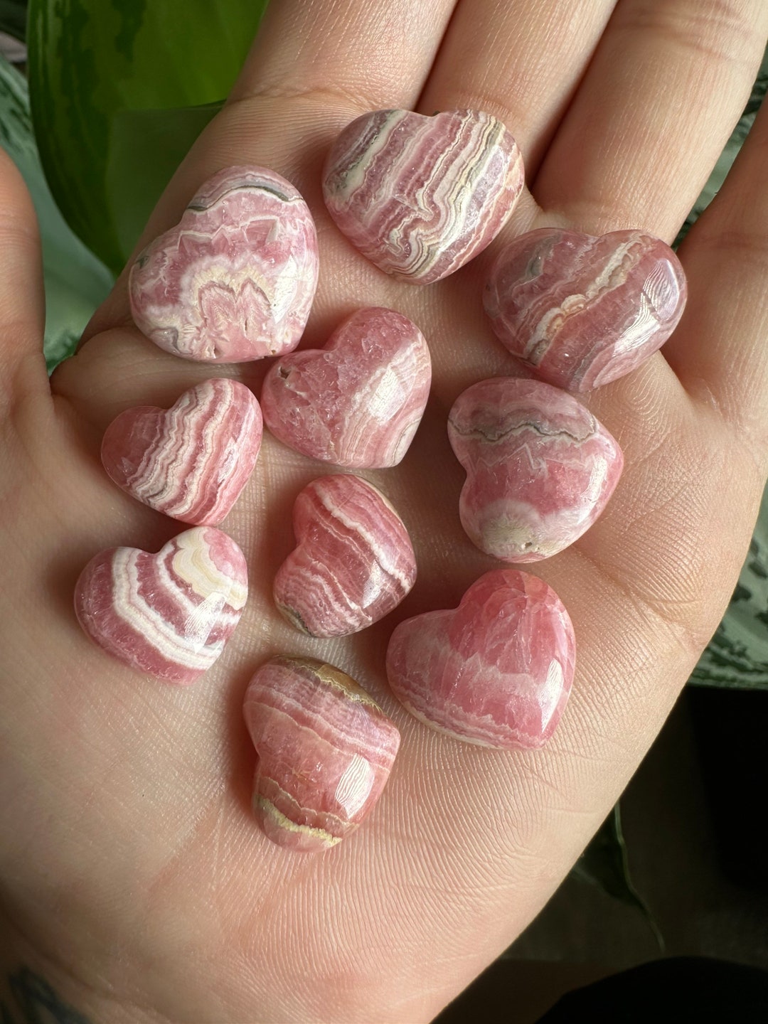 High Quality Mini Rhodochrosite Hearts - Etsy