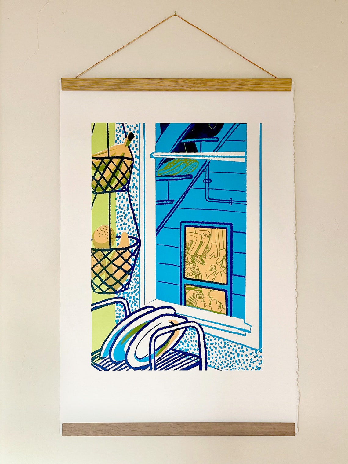 Neighbors Silkscreen Print - Etsy
